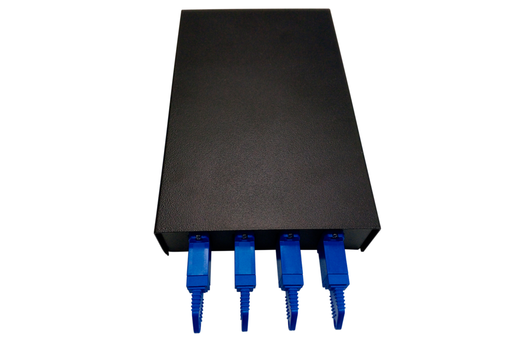 Caja de terminación de fibra óptica mini odf de 4 slot - OPTICOAX