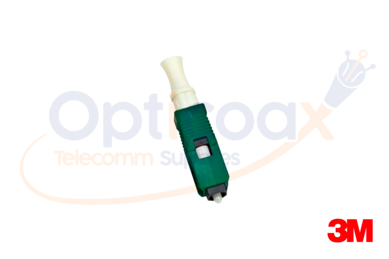 Conector Fibra Óptica SC (APC) Monomodo Simplex 3M - OPTICOAX